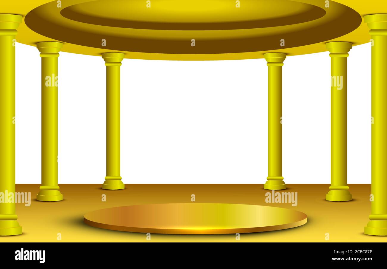 golden stand in the golden dome Stock Vector Image & Art - Alamy
