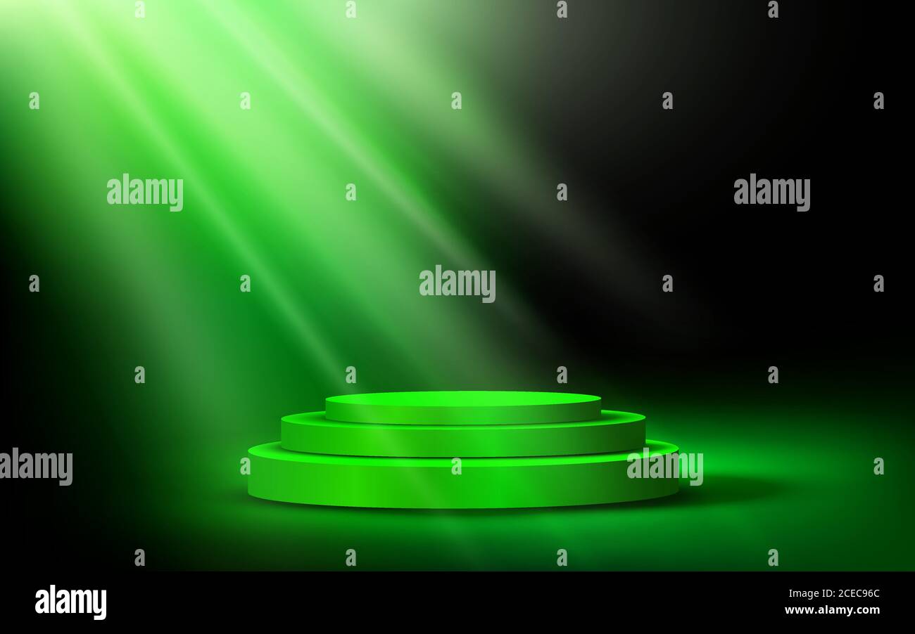 White podium spotlight in Stock Vector Images - Alamy