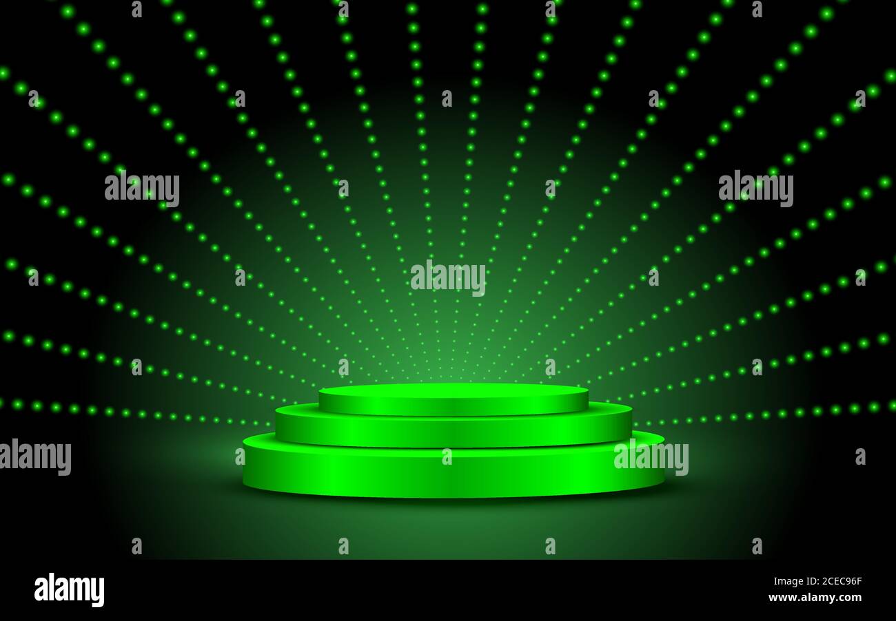 Wall in green light Stock Vector Images - Alamy