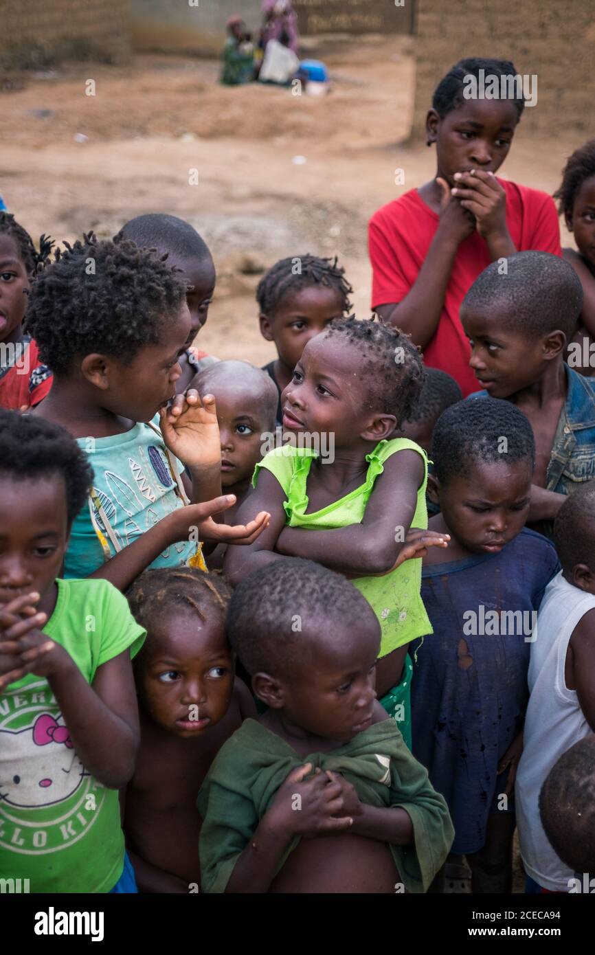 African street children begging hi-res stock photography and images - Alamy