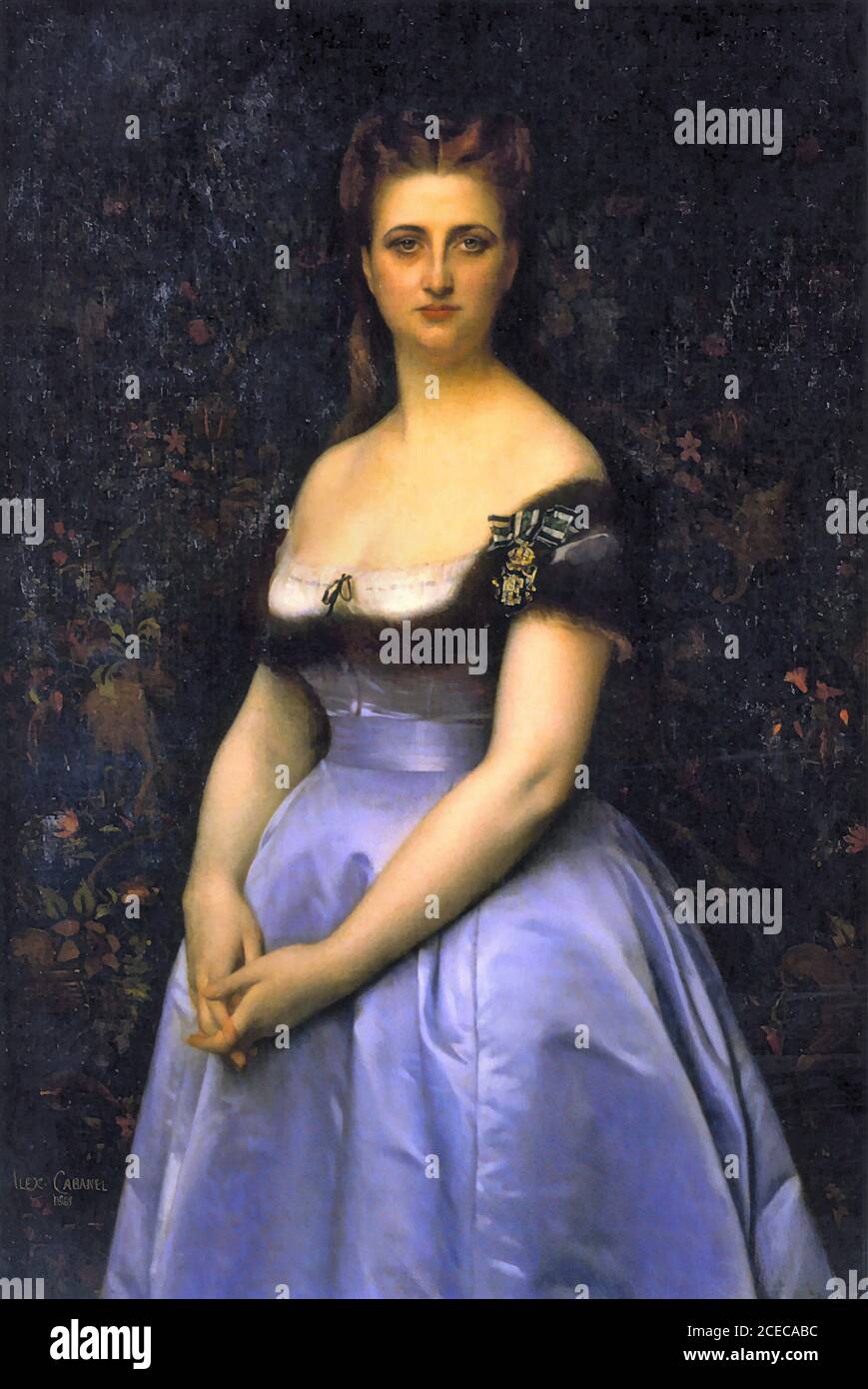 Cabanel Alexandre - Madame Carette - French School - 19th Century Stock ...