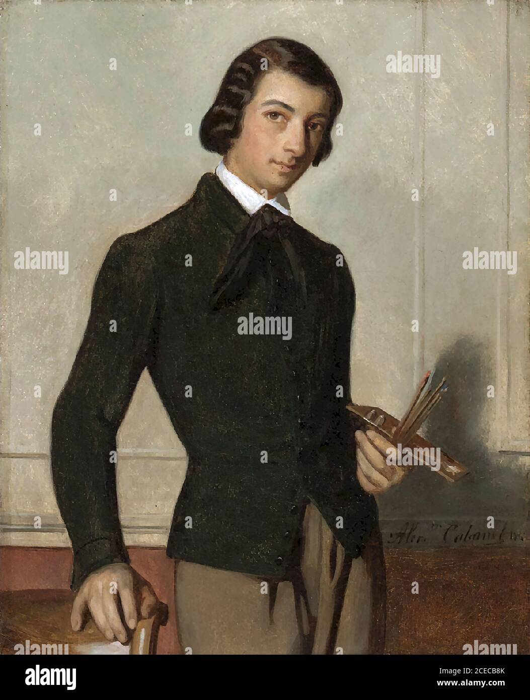 Cabanel Alexandre - Self Portrait 3 (as a Young Man) - French School ...