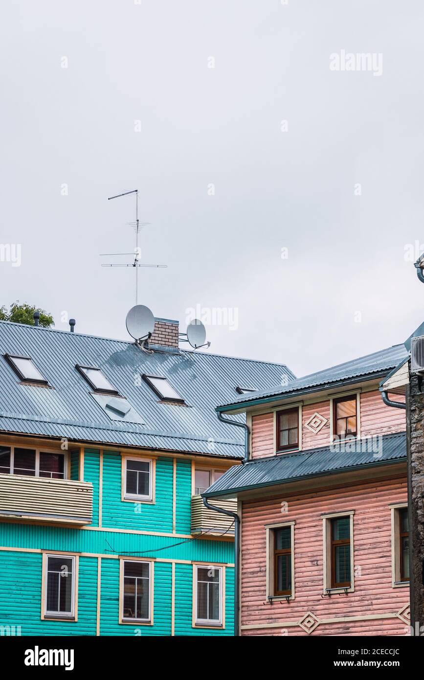 Modern satellite town hi-res stock photography and images - Alamy