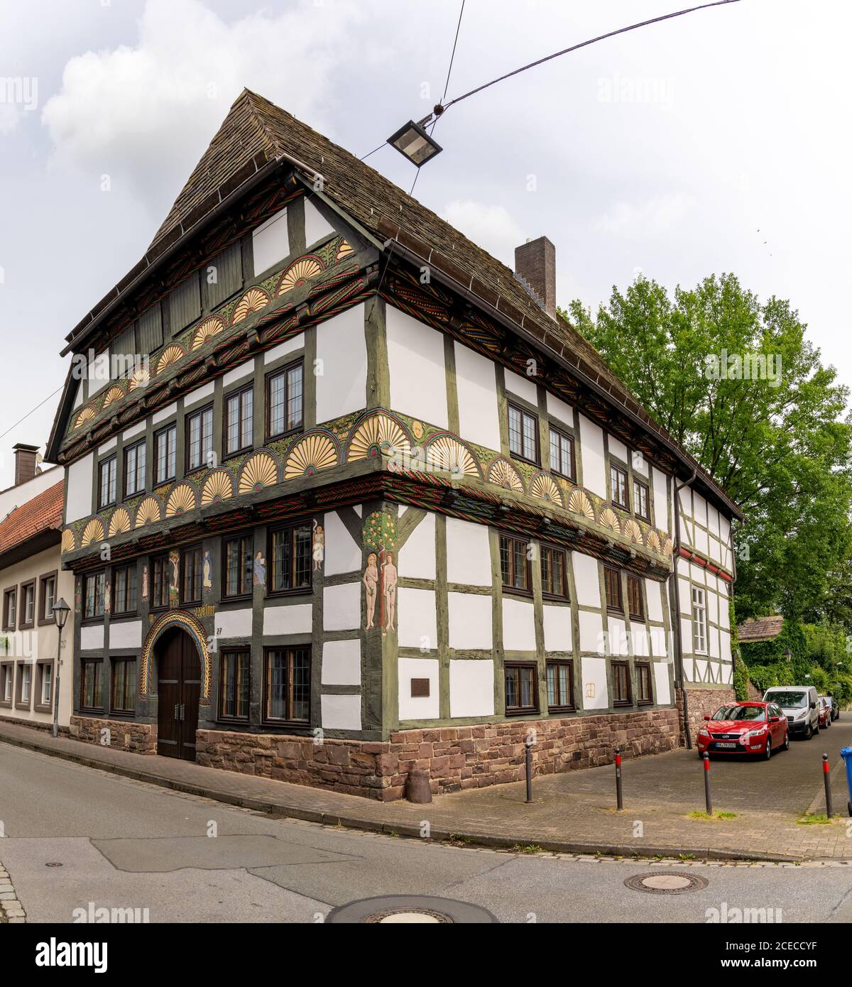 Hoexter, NW / Germany - 2 August 2020: view of the historic landmark ...