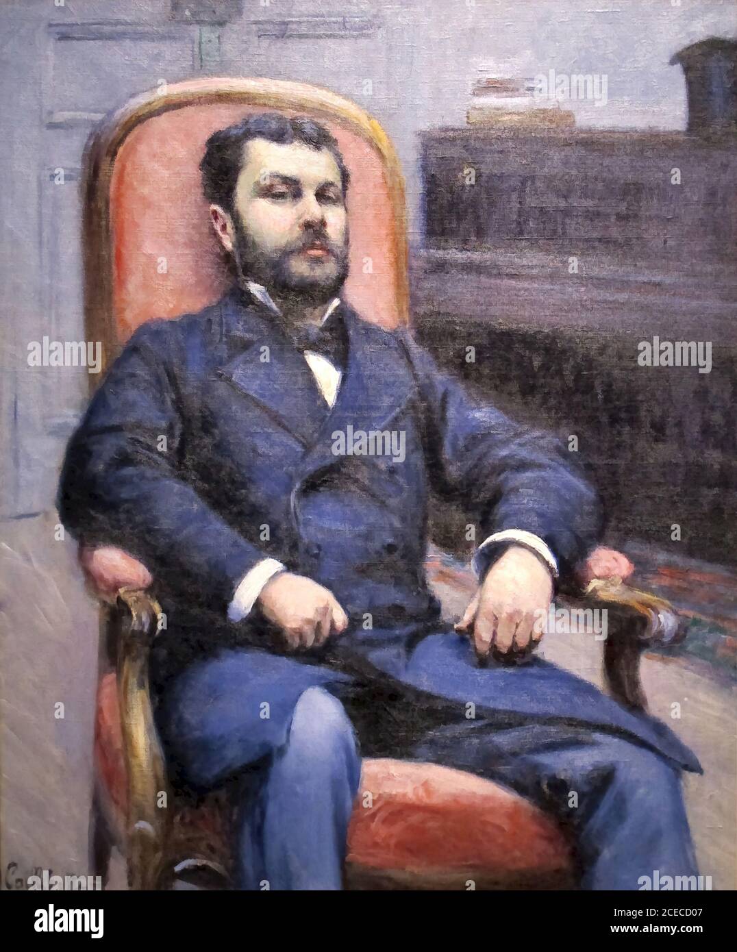 Caillebotte Gustave - Portrait of Richard Gallo 2 - French School ...