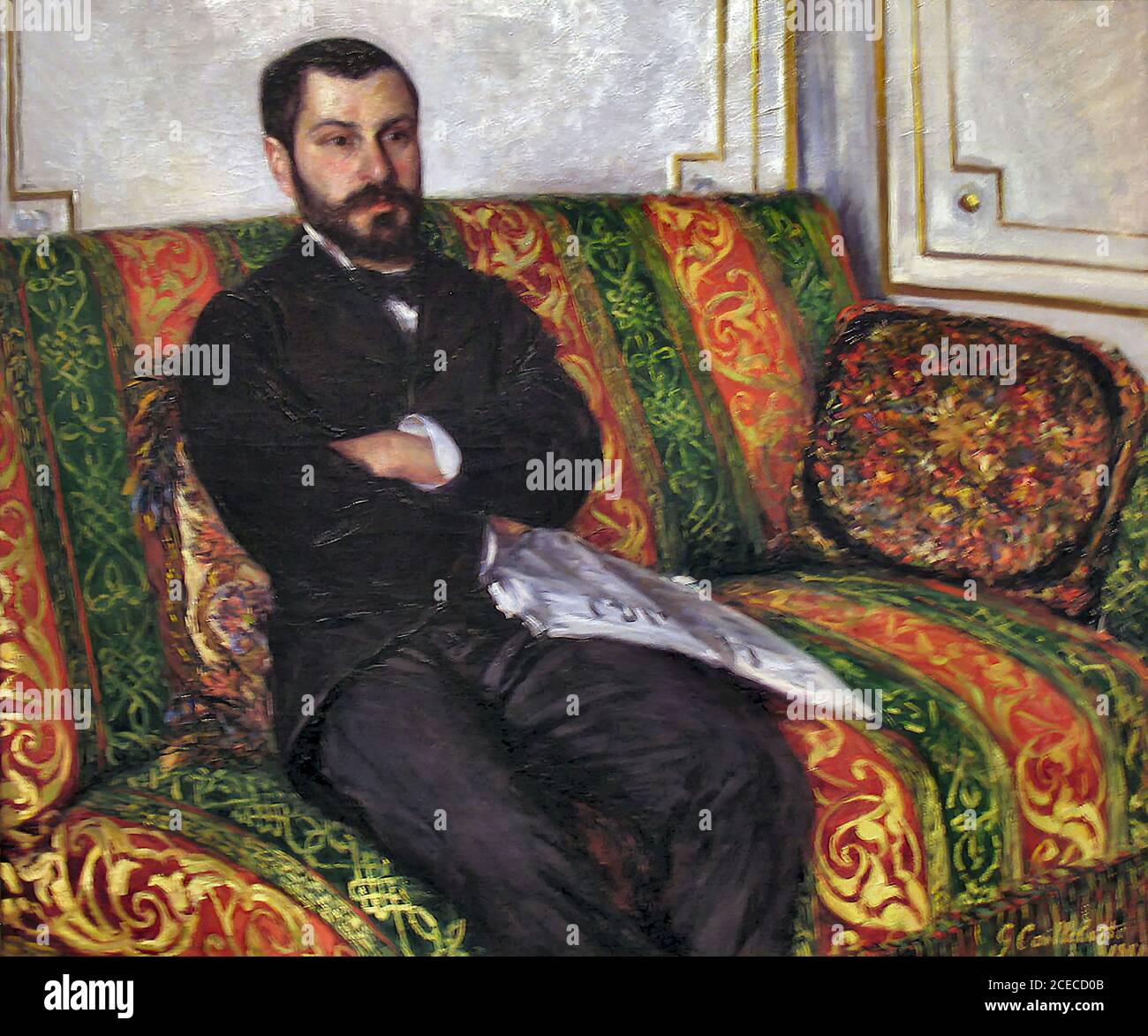 Caillebotte Gustave - Portrait of Richard Gallo 1 - French School ...