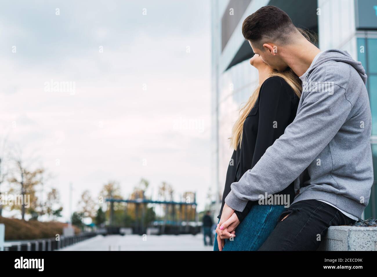 Man woman embraced on hi-res stock photography and images - Alamy