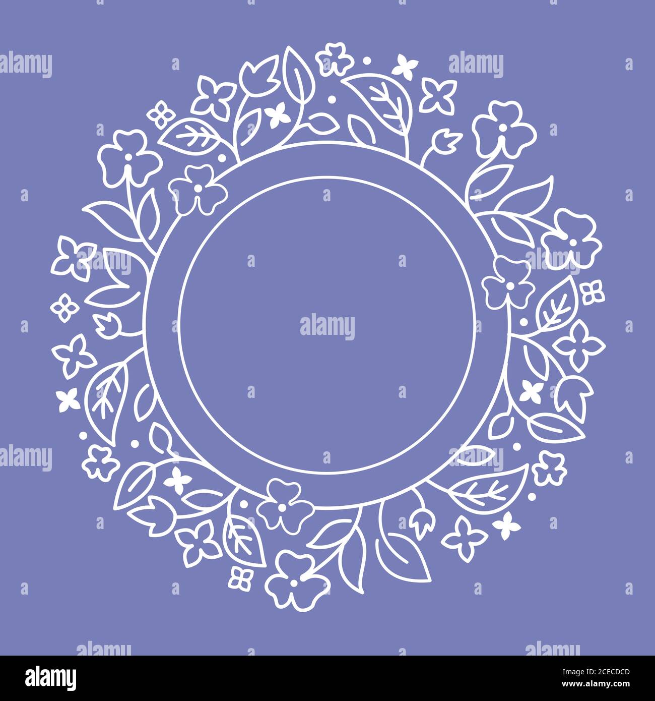 Round flourish frame Stock Vector Image & Art - Alamy