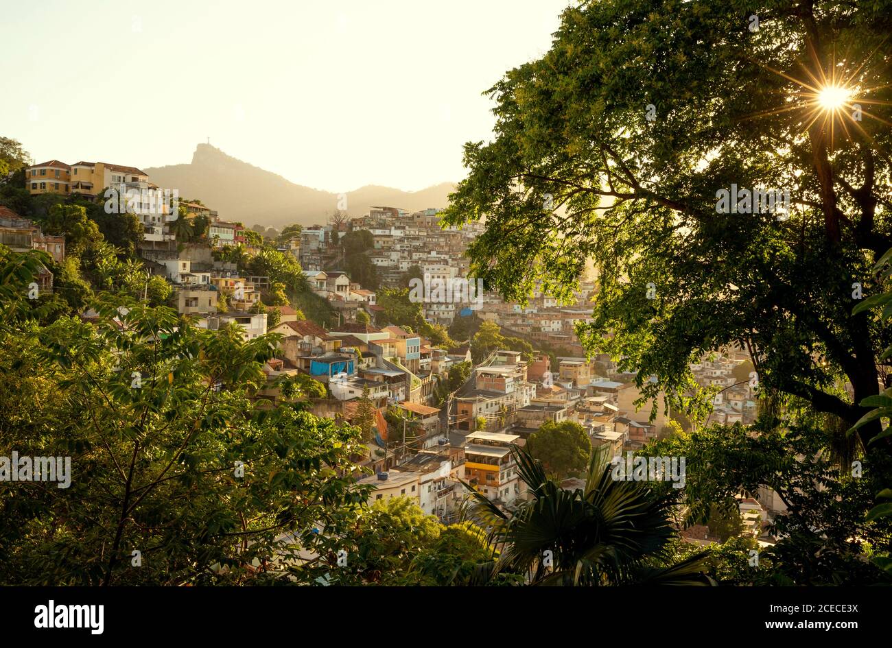Colorful favela in Rio de Janeiro city, Brazil Stock Photo - Alamy