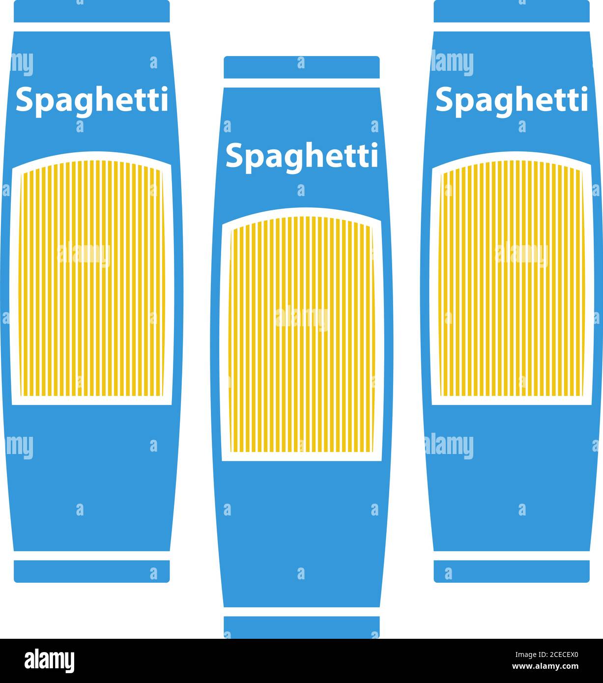Packet of spaghetti Cut Out Stock Images & Pictures - Alamy