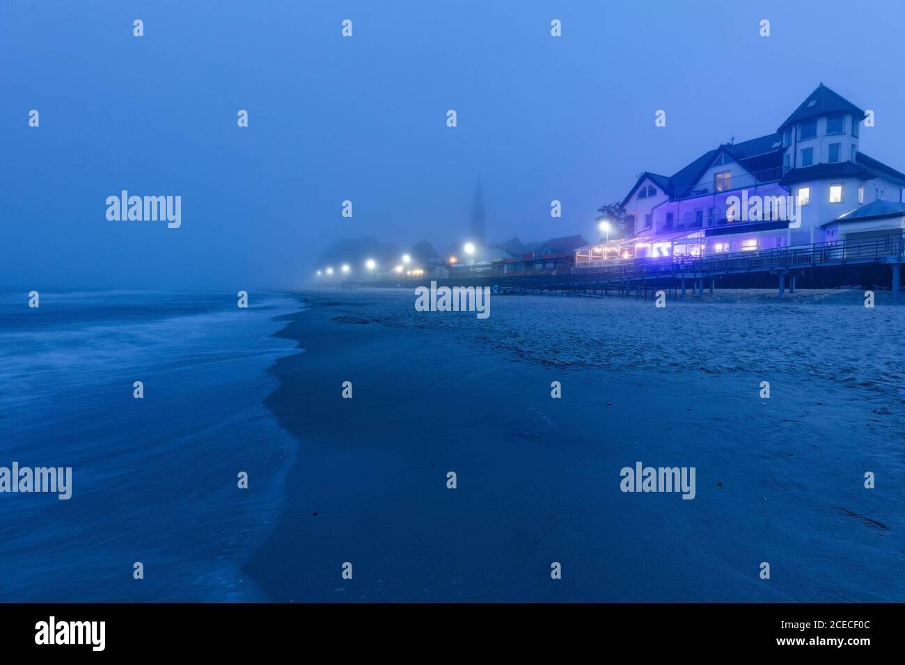Beach in Sarbinowo. Sarbinowo, West Pomerania, Poland Stock Photo - Alamy