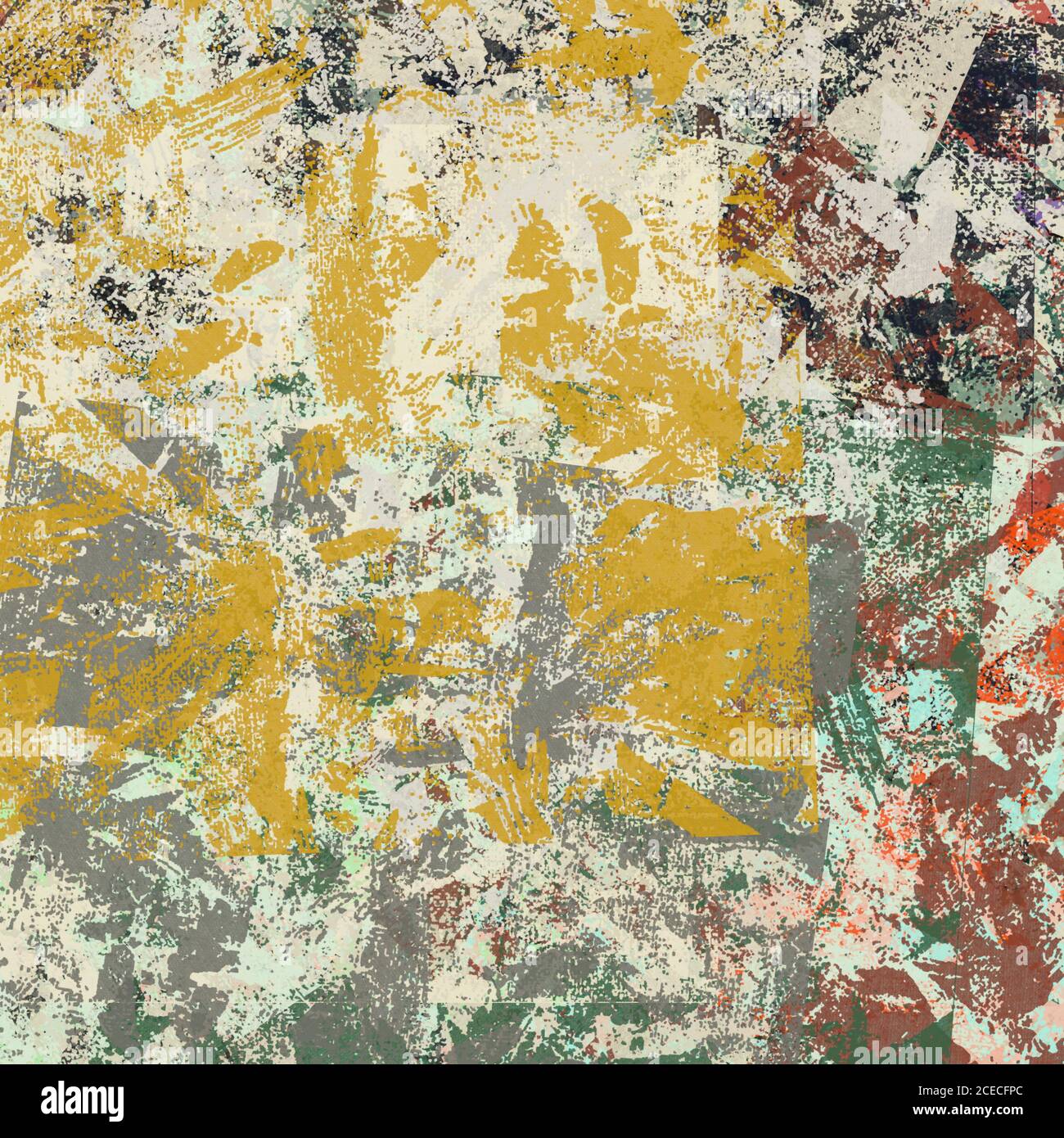 Texture of strokes of colored paint, blurred spots with brushes of ...
