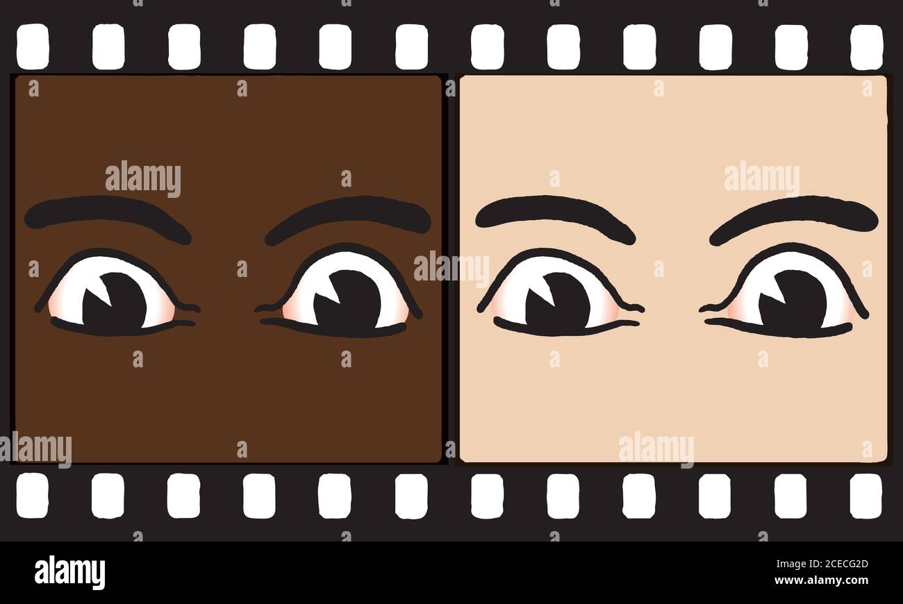 Eyes on film Stock Vector Image & Art - Alamy