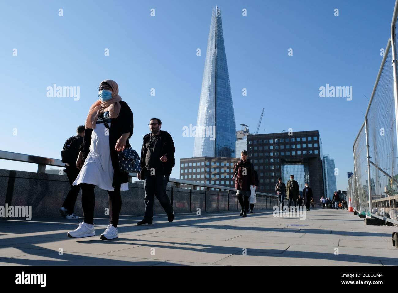 London Bridge, London, UK. 1st September 2020. City of London workers ...