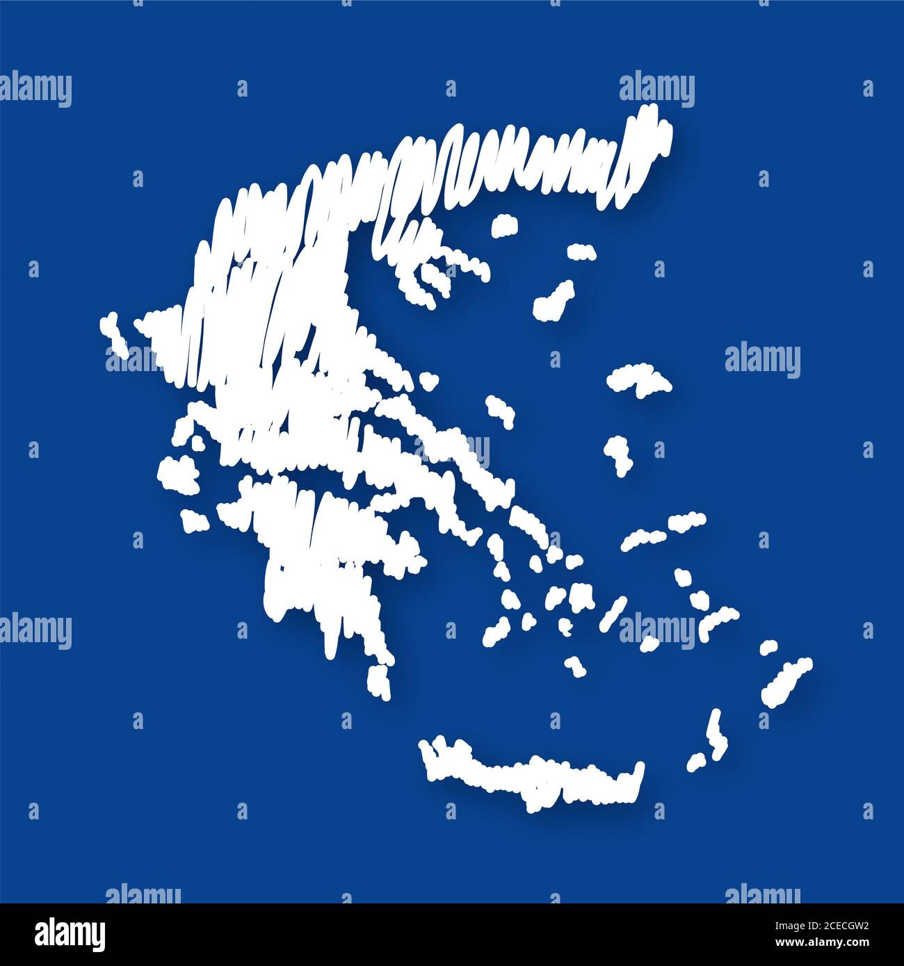 Greece brush stroke hi-res stock photography and images - Alamy