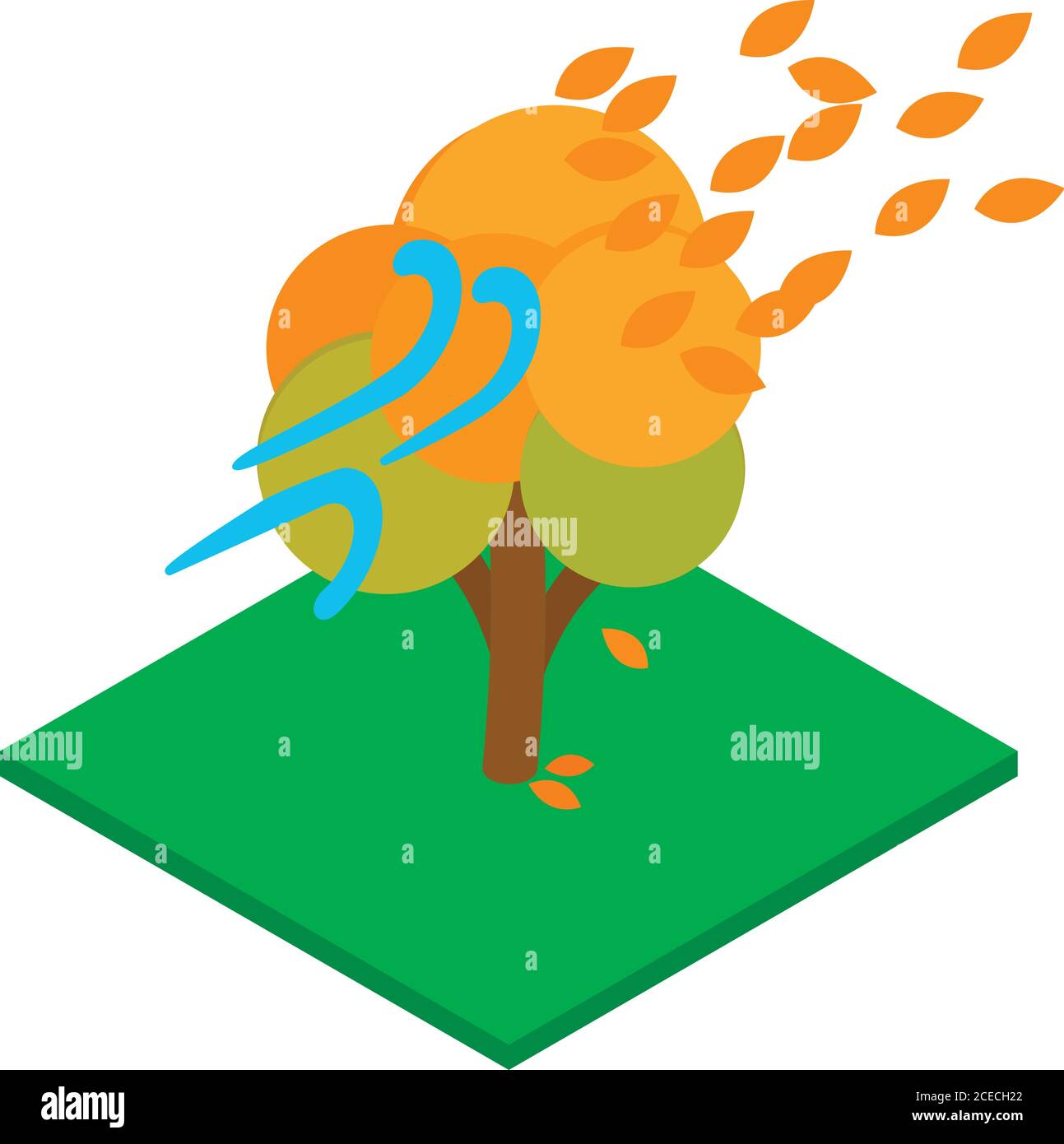 Windy weather icon, isometric style Stock Vector Image & Art - Alamy