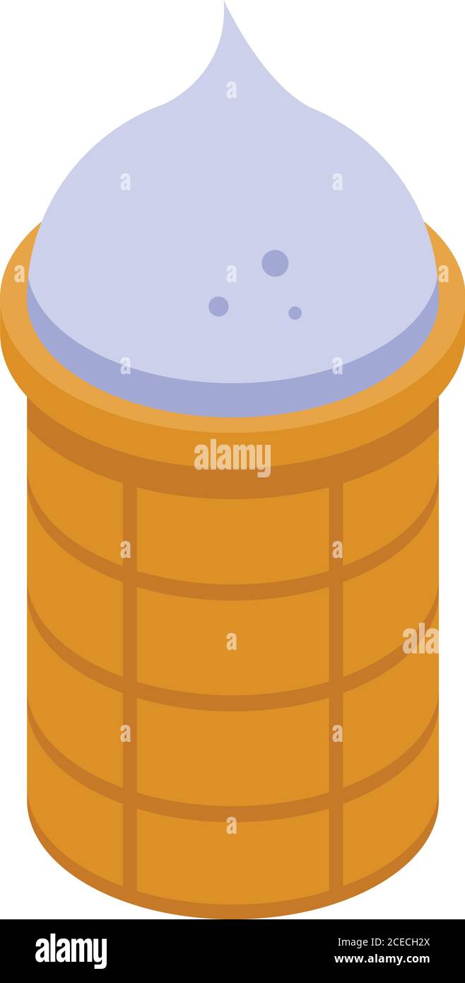 Farm ice cream icon, isometric style Stock Vector Image & Art - Alamy