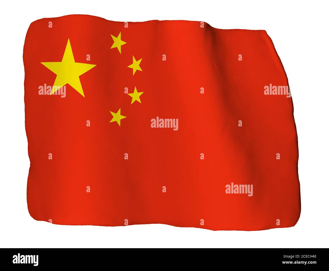 Chinese flag symbol ink Cut Out Stock Images & Pictures - Alamy