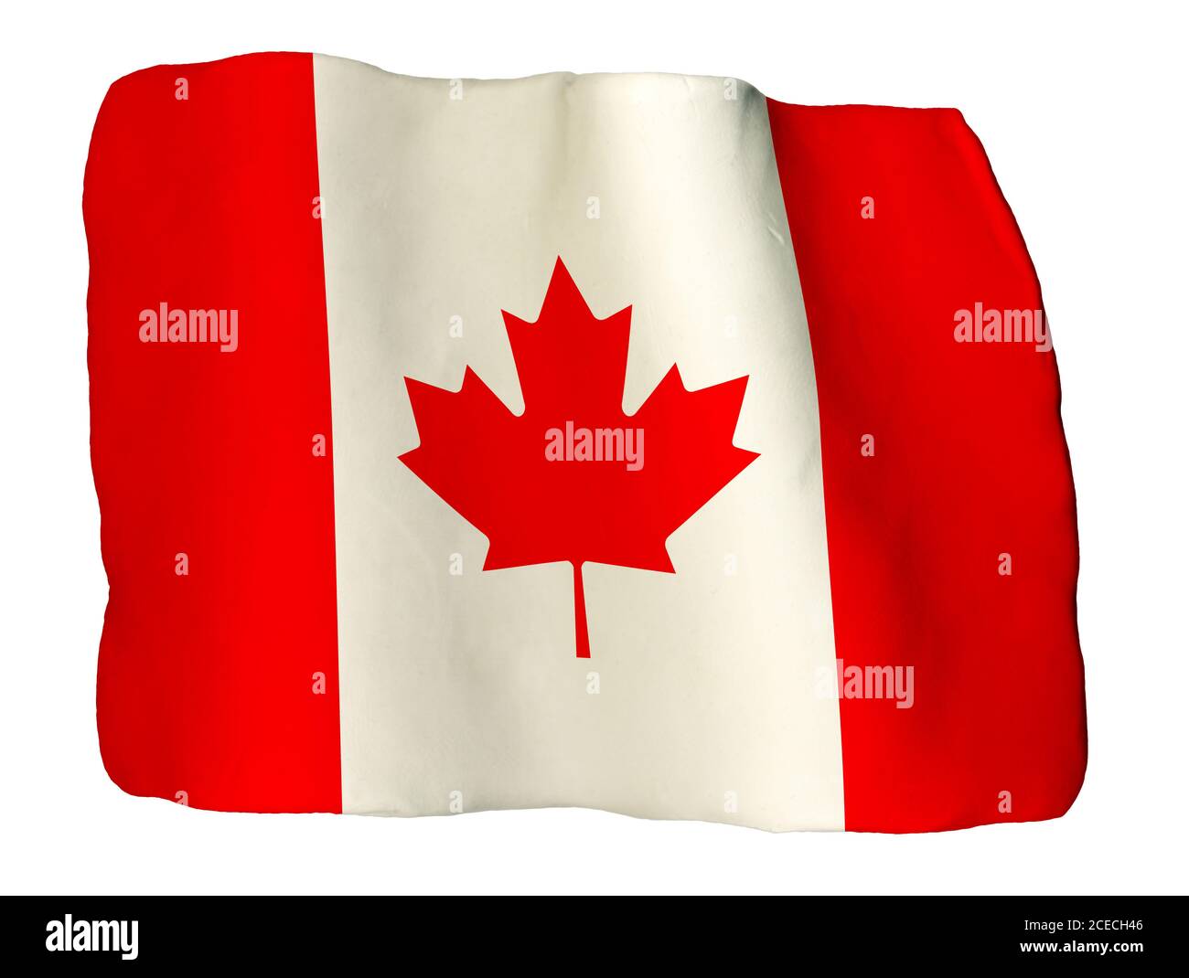 Canada plasticine flag Stock Photo - Alamy