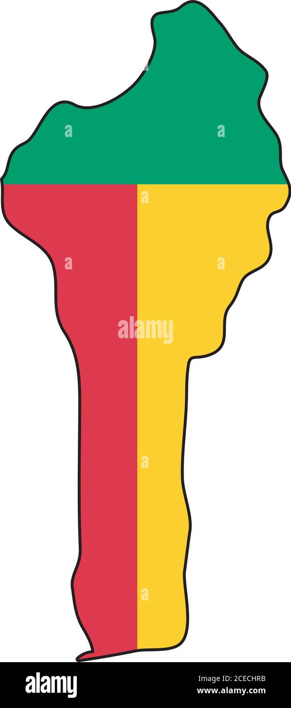 Benin map flag Stock Vector Image & Art - Alamy Benin map flag Stock Vector Image & Art - Alamy