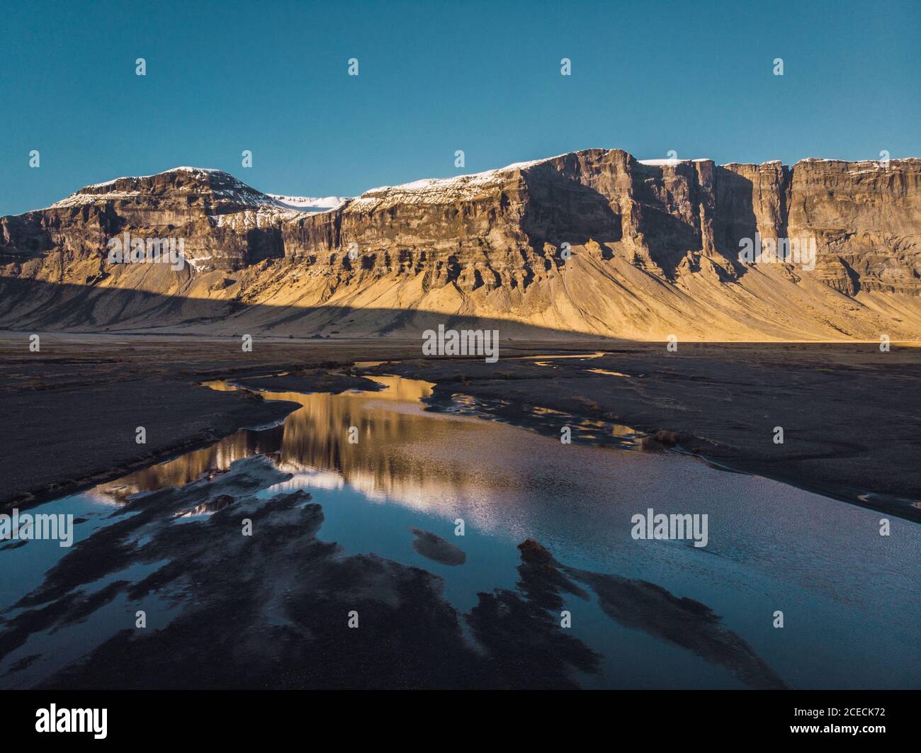 Aerial view mountain river look hi-res stock photography and images - Alamy
