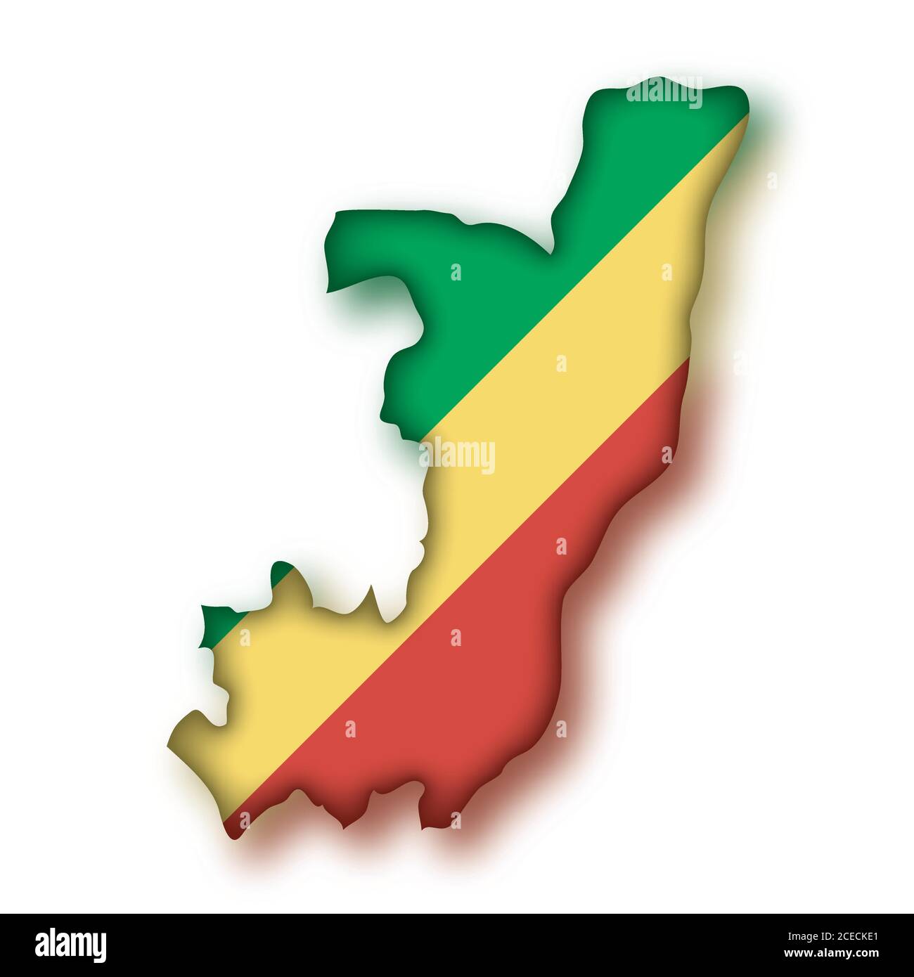 map flag Republic of the Congo Stock Vector Image & Art - Alamy