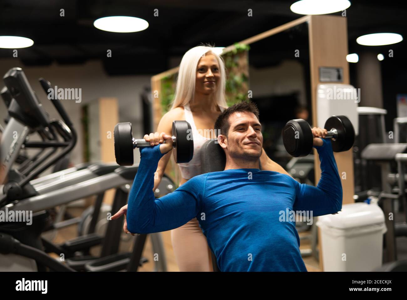 Overhead Dumbell Pull