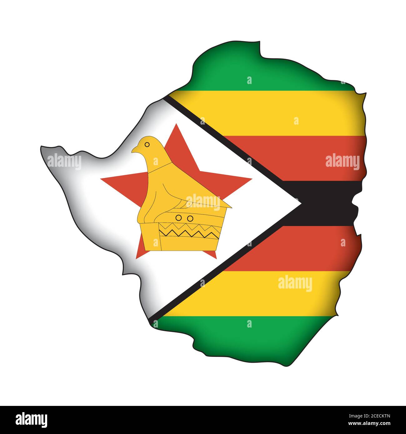 Zimbabwe splash flag Stock Vector Image & Art - Alamy