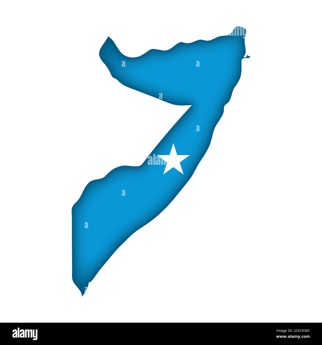 Somalia map flag Stock Vector Image & Art - Alamy