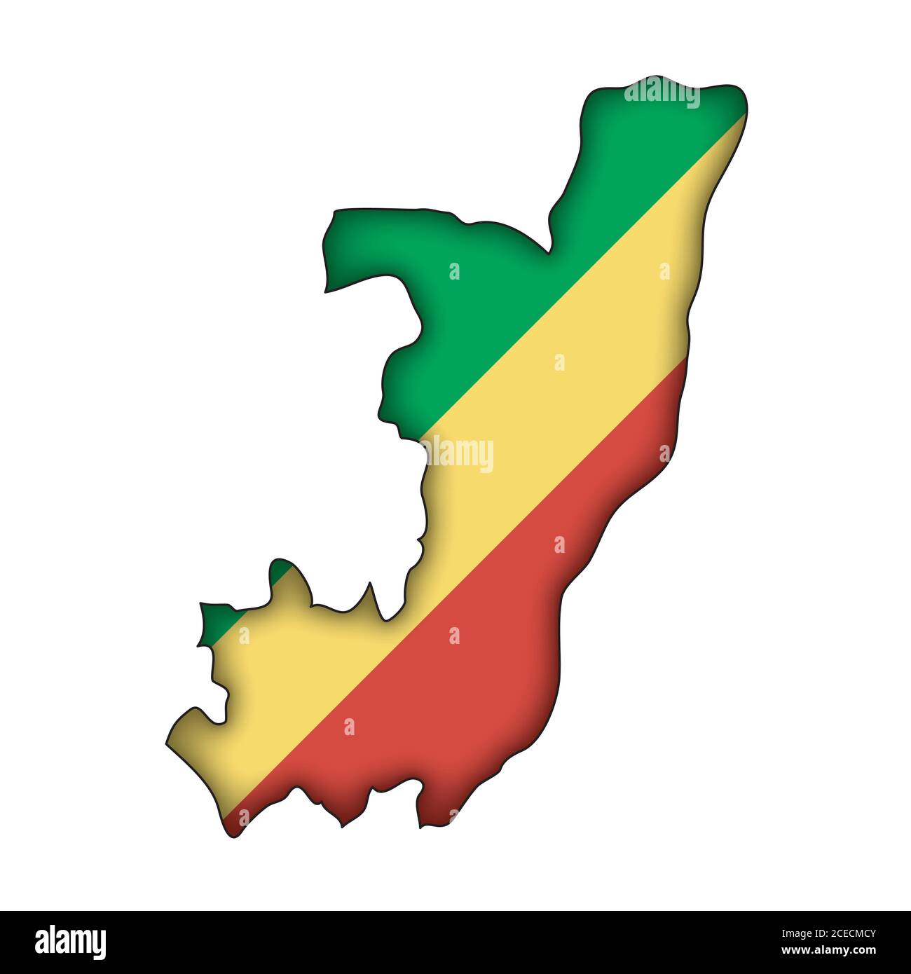 map flag Republic of the Congo Stock Vector Image & Art - Alamy