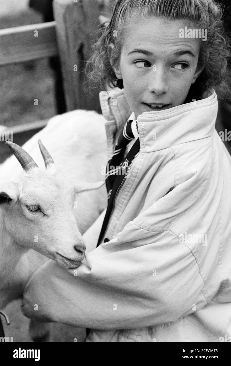 School parties visit to Easton Farm Park in Suffolk. Wickham Market. 10 ...