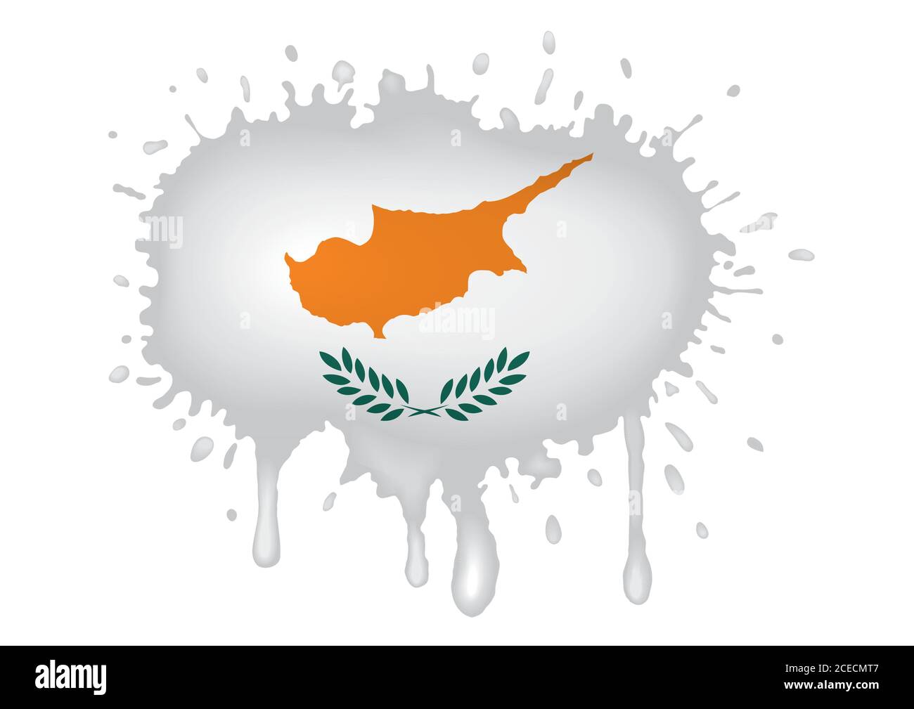 Flag cyprus grunge abstract Cut Out Stock Images & Pictures - Alamy