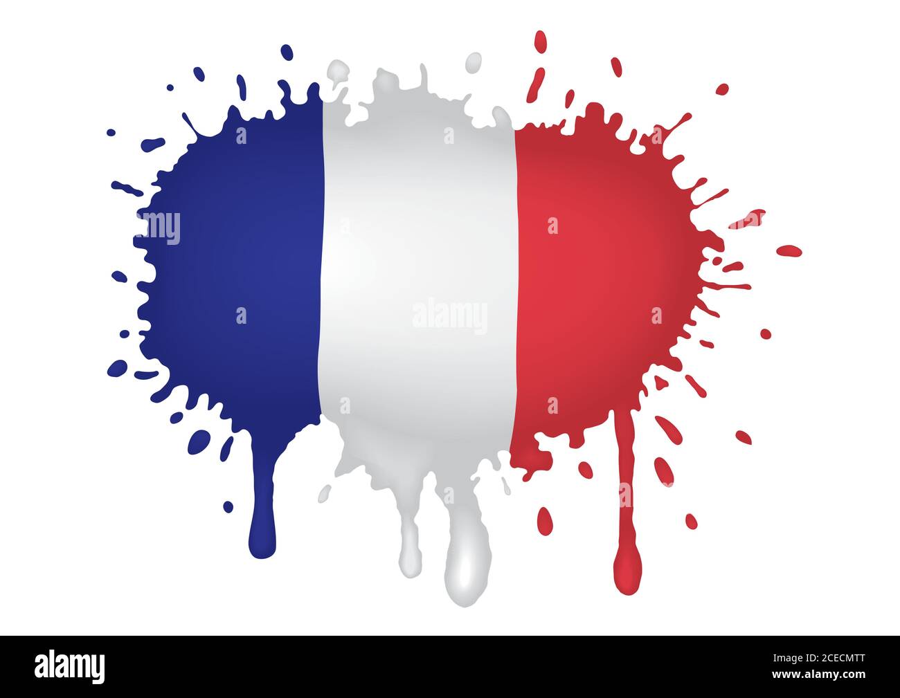 France splash flag Stock Vector Image & Art - Alamy