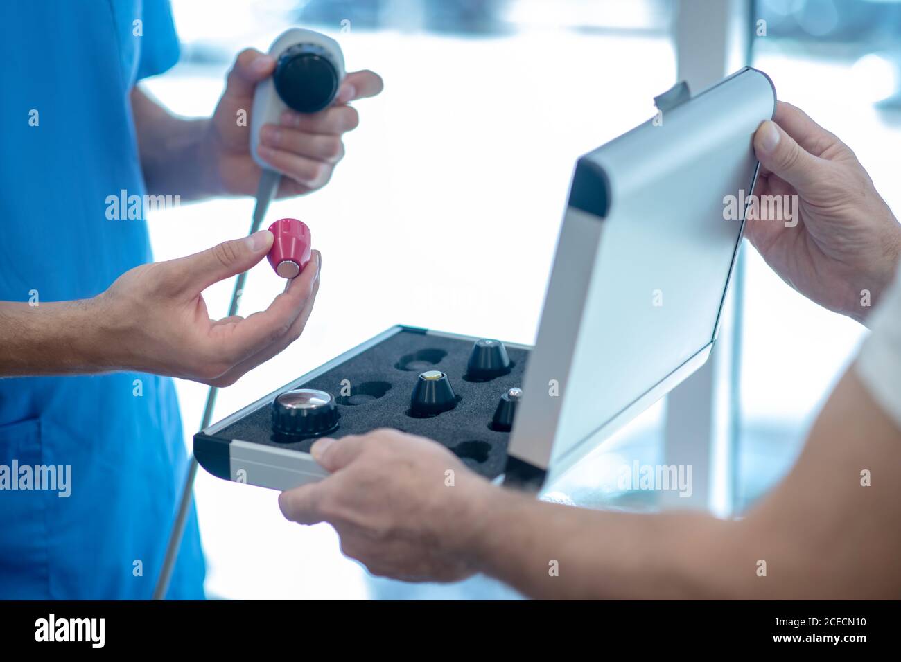 Two devices hi-res stock photography and images - Alamy