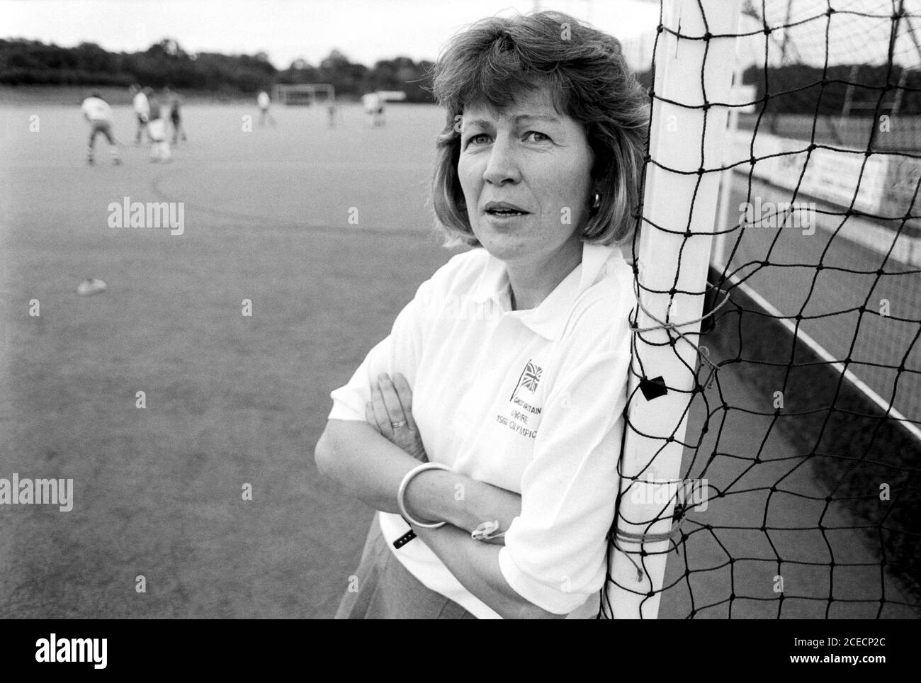 International hockey player and umpire Gill Clarke photographed at ...