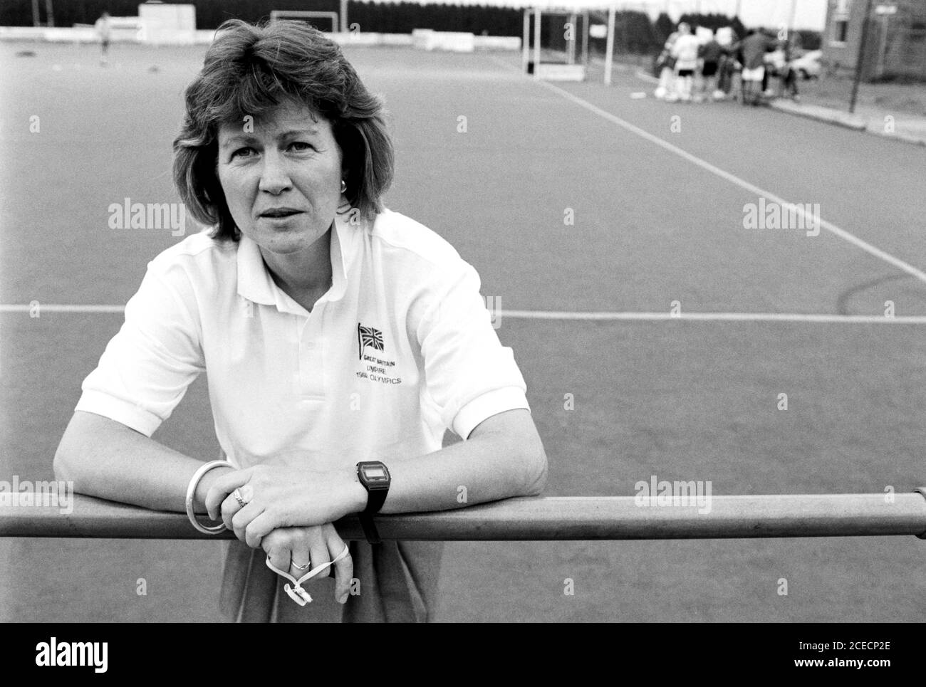 International hockey player and umpire Gill Clarke photographed at ...