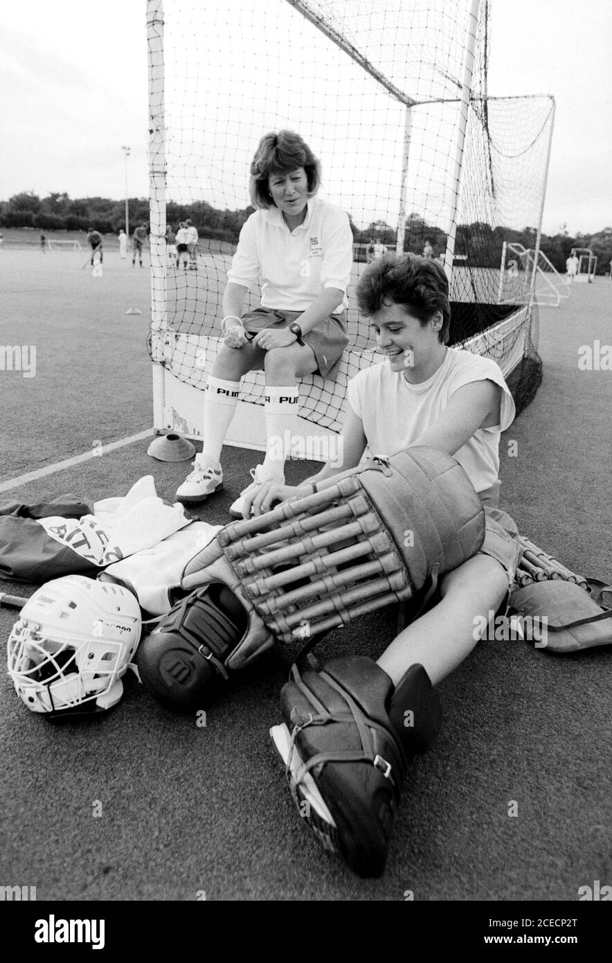 International hockey player and umpire Gill Clarke photographed at ...