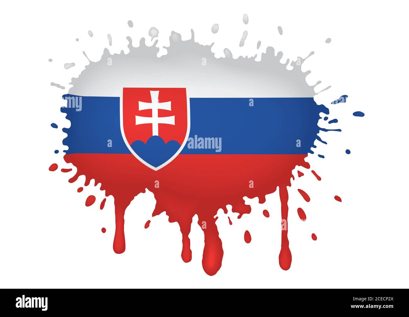 Slovakia flags sketches Stock Vector Image & Art - Alamy