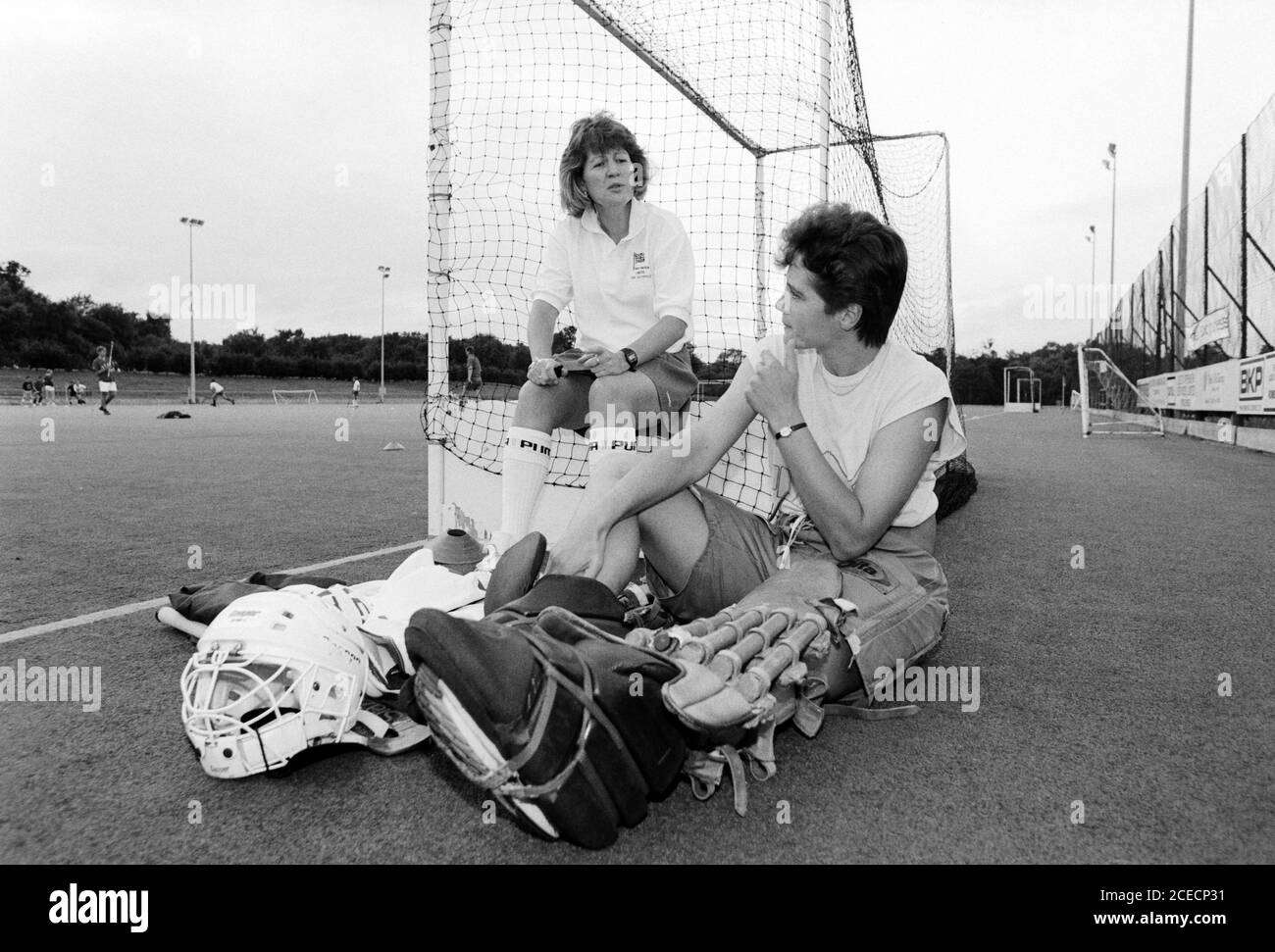 International hockey player and umpire Gill Clarke photographed at ...