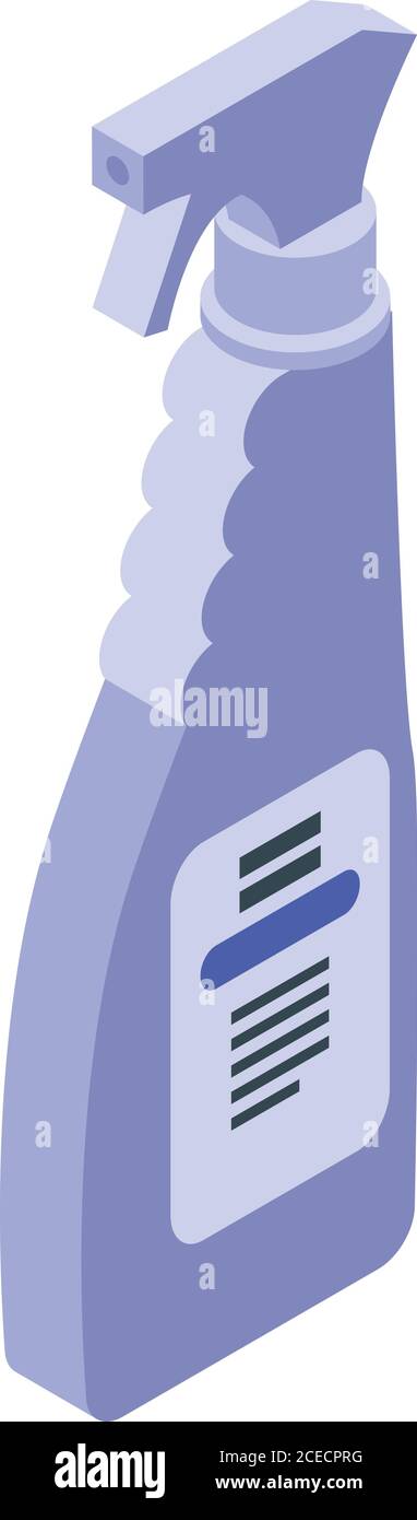 Clean spray disinfection icon, isometric style Stock Vector Image & Art ...