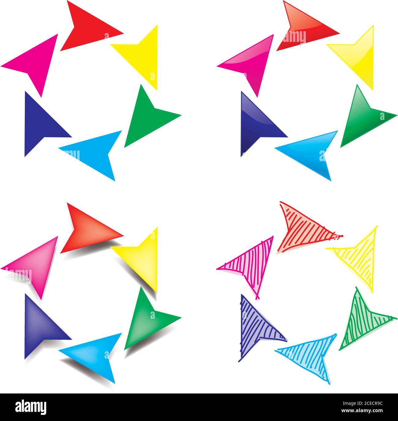 Tips of arrows Stock Vector Images - Alamy