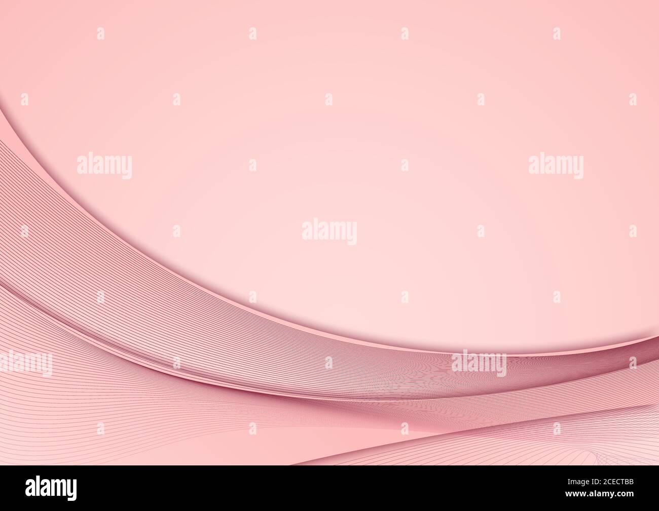 Abstract background pink curve with line elements. Vector illustration ...