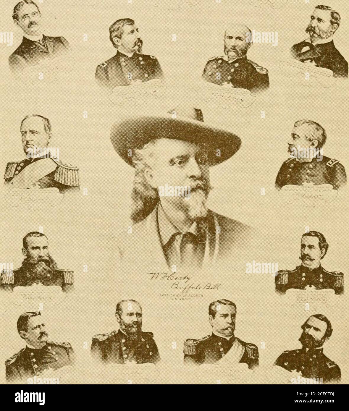 . Thrilling lives of Buffalo Bill, Col. Wm. F. Cody, last of the great ...