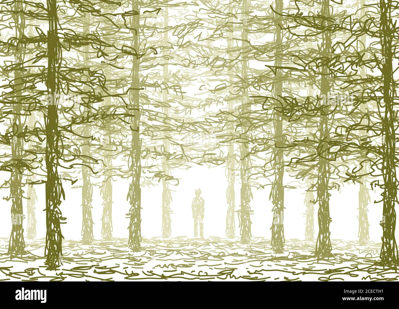 Pine wood people Stock Vector Images - Alamy