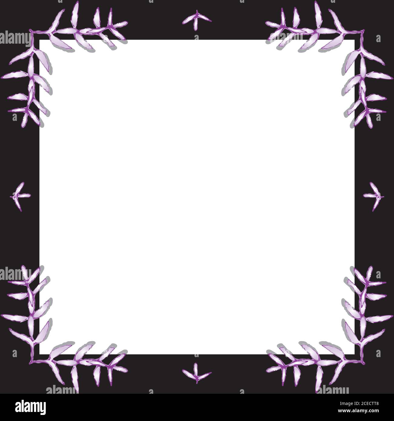 background vegetation frame Stock Vector Image & Art - Alamy