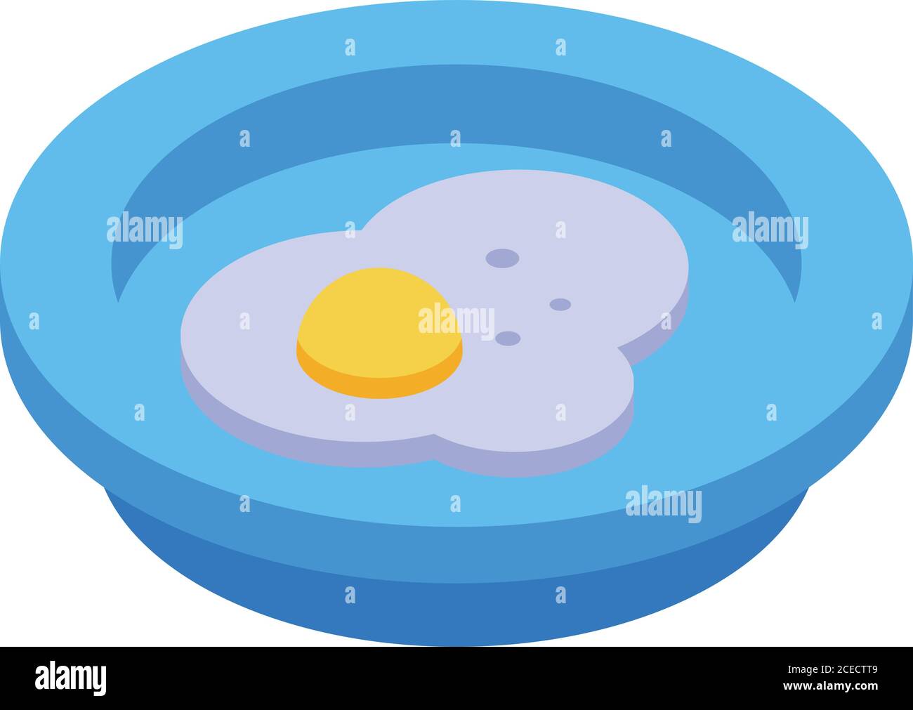 Boiled egg food isometric Cut Out Stock Images & Pictures - Alamy
