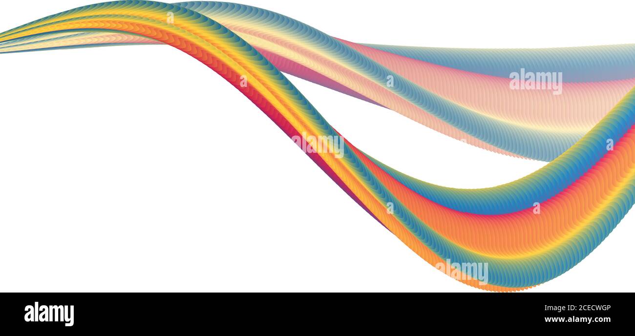 wavy abstract background Stock Vector Image & Art - Alamy