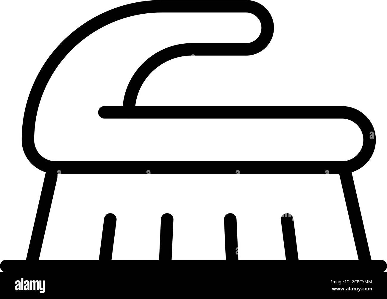 Washing brush icon, outline style Stock Vector Image & Art - Alamy