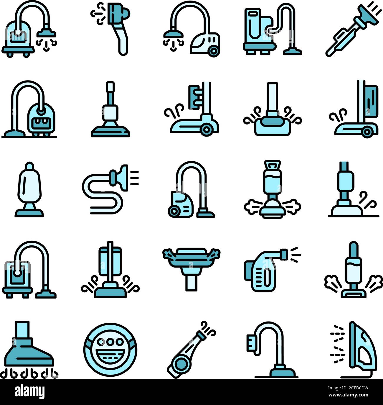 Robot vacuum cleaner water Stock Vector Images - Alamy