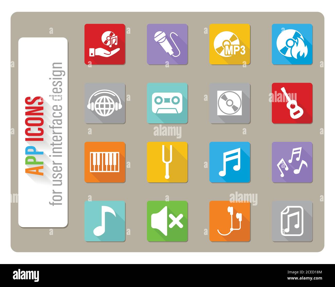 music icon set Stock Vector Image & Art - Alamy